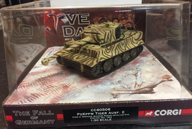 CORGI WWII 1:50 German TIGER E TANK Schwere Panzer Abt510 Dec 1944 ...
