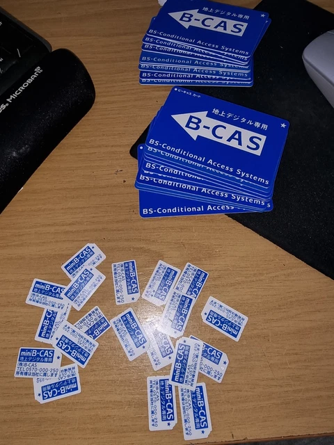 JAPANESE B-CAS DECODER Cards Digital Tv BS Conditional Access Systems £ ...