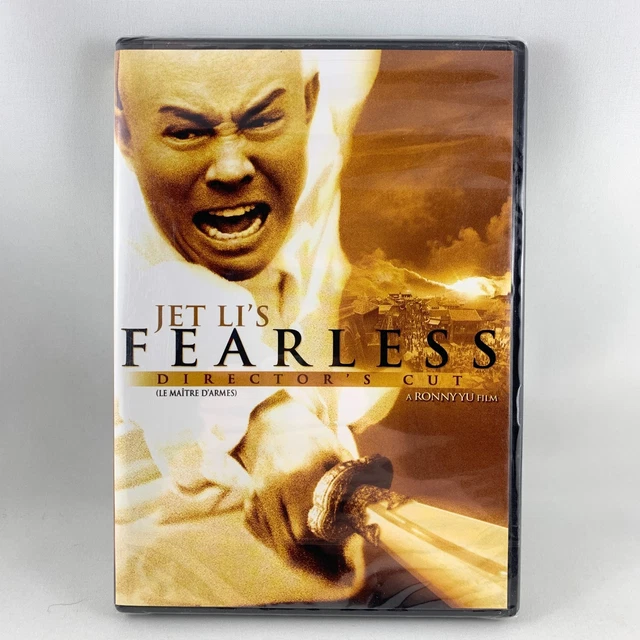 JET LI'S FEARLESS Director's Cut (DVD, 2008, 2 Discs) Unrated ...