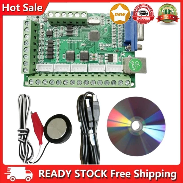 USB 5 AXIS Breakout Board for Mach3 V3.25 Z Sensor Driver Motion Card ...