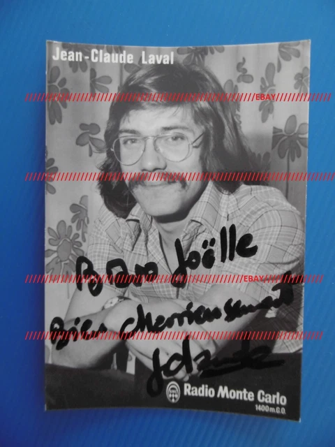 JEAN CLAUDE LAVAL- Autographe Signe Par Jean Claude Laval- Original,No ...