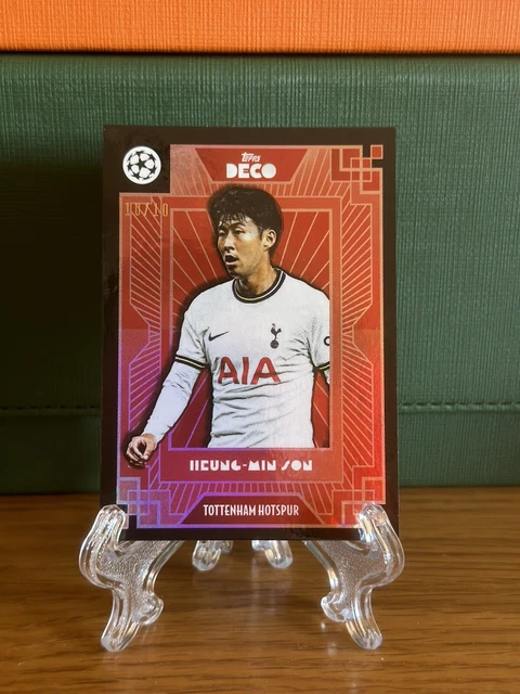 Heung Min Son 10 10 Red Tottenham Hotspurs Topps Deco 2022 23 £150