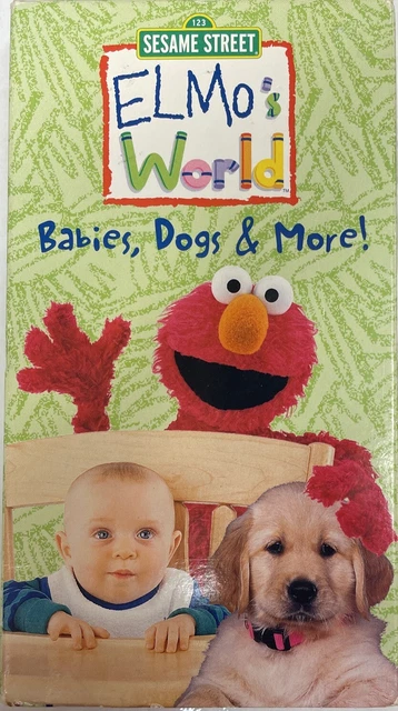 ELMO'S WORLD - Babies, Dogs & More (VHS, 2000) Sesame Street Kids EUR 7 ...