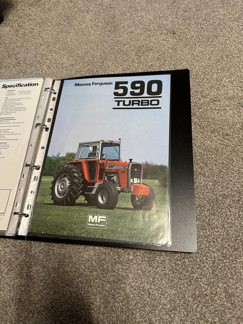 MASSEY FERGUSON TRACTOR Brochure Leaflet £21.00 - PicClick UK