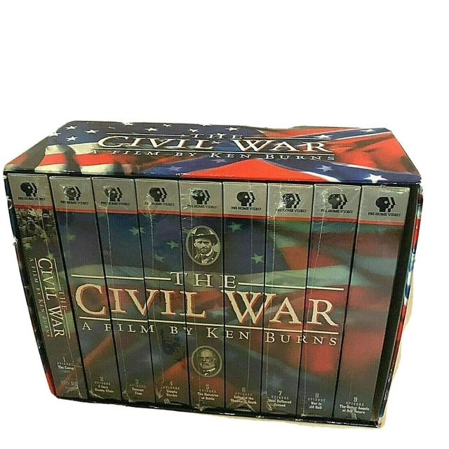 THE CIVIL WAR Ken Burns PBS VHS Boxed Set 9 Tapes Military Home Video ...