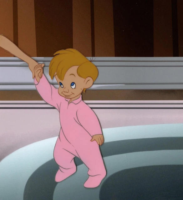 DISNEY: PETER PAN-ORIGINAL Production Cel-Michael Darling- 1953 £734.44 ...