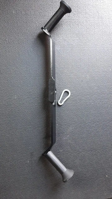 BODYBUILDING ANGLED grip lat pulldown cable row bar*Strongman Crossfit ...