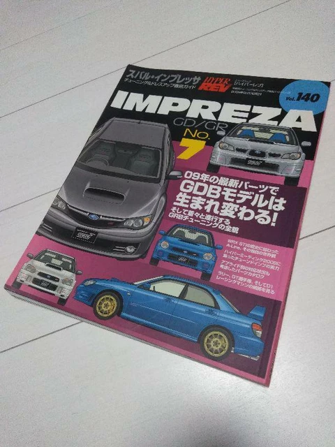 JDM HYPER REV Vol.140 Subaru Impreza Vol.7 Tuning Voiture Livre Gdb Grb ...