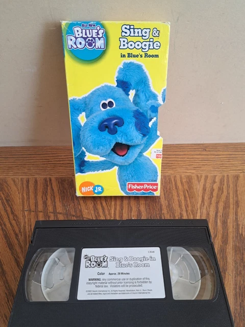 BLUE'S CLUES: BLUE'S Room: Sing and Boogie in Blue's Room (VHS) EUR 4 ...