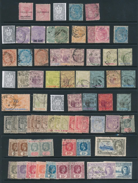 MAURITIUS, 1877-1950S FINE quality collection, cat GBP 100 (2 scans) £9 ...