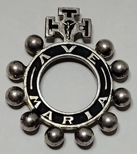 DIZAINIER SCOUT CHAPELET Dedoigt - Ave Maria Argent Massif #Nf# G1 EUR ...