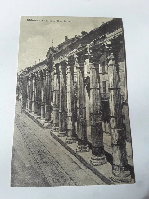 CARTOLINA ORIGINALE 1912 Milano - Le Colonne di San Lorenzo EUR 3,00 ...
