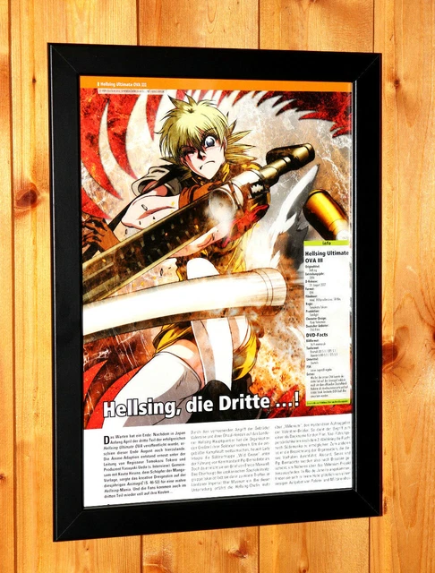 HELLSING ULTIMATE OVA III 3 Anime Manga Rare Promo Poster Ad Art ...