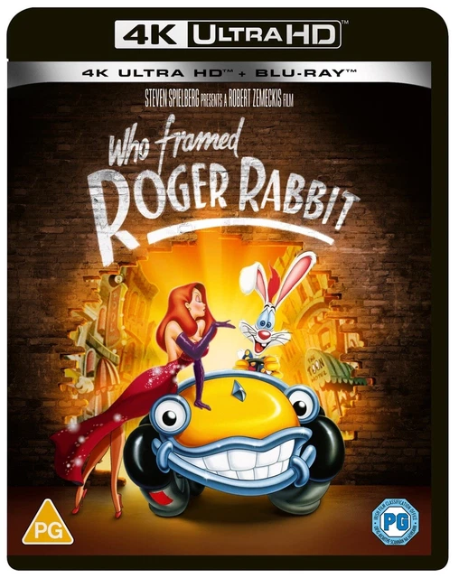 WHO FRAMED ROGER Rabbit 4K Remastered Uhd Blu-Ray New Sealed ...