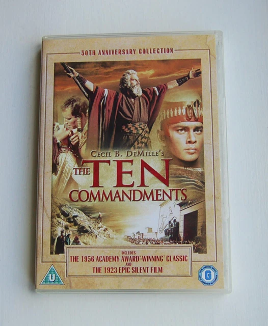 THE TEN COMMANDMENTS - 50th Anniversary - 3 Disc Region 2 DVD set ...