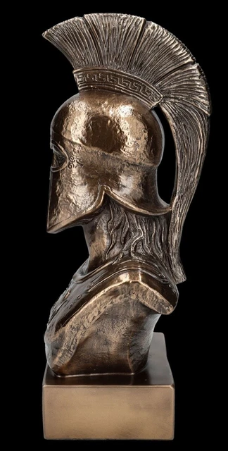 SPARTIATES BUSTE AVEC Casque - Mythologie Grecque Ancien Sparta 31cm ...