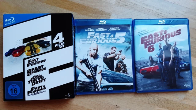 FAST AND FURIOUS 1-6 Blu Ray EUR 15,00 - PicClick DE