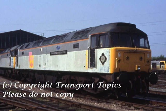 35MM RAILWAY SLIDE - CLASS 47 # 47060 TINSLEY 06-05-1995 - TRANSPORT ...