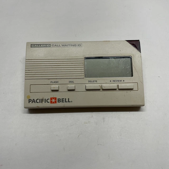 VINTAGE 1980´S PACIFIC BELL CIDCO MODEL DB99 Caller ID CALL WAITING £16 ...