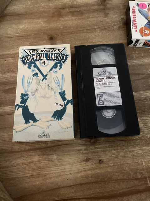 TEX AVERY'S SCREWBALL Classics 4, (Cartoon Animation), VHS Tape $14.06 ...
