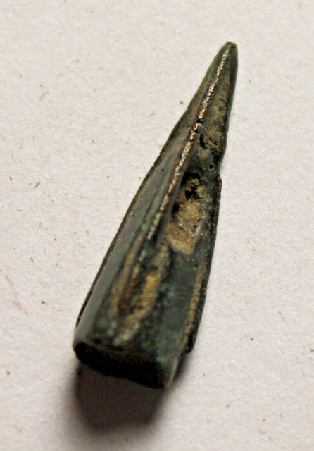 RARE GENUINE ANCIENT Celtic Scythian Greek triple blade arrowhead ...