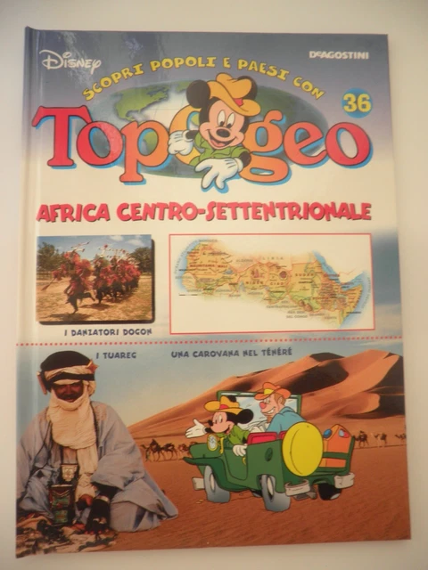 TOPO GEO DISNEY Topolino De Agostini Africa Centro Settendrionale N 36 ...