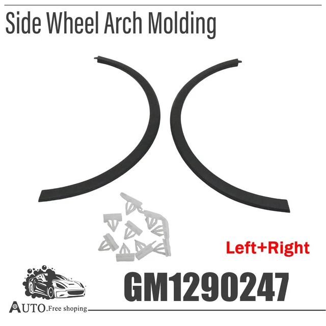 FRONT FENDER FLARE Wheel Arch Trim Molding Left & Right For 2013-22 ...