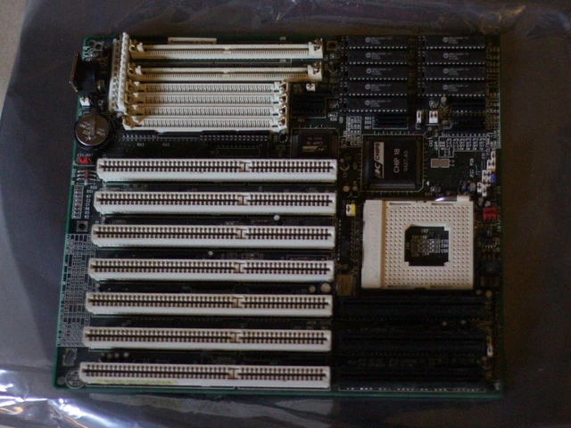 SOCKET 3 AT motherboard 486 PC CHIPS M912 VLB Vesa Local Bus FOR PARTS ...