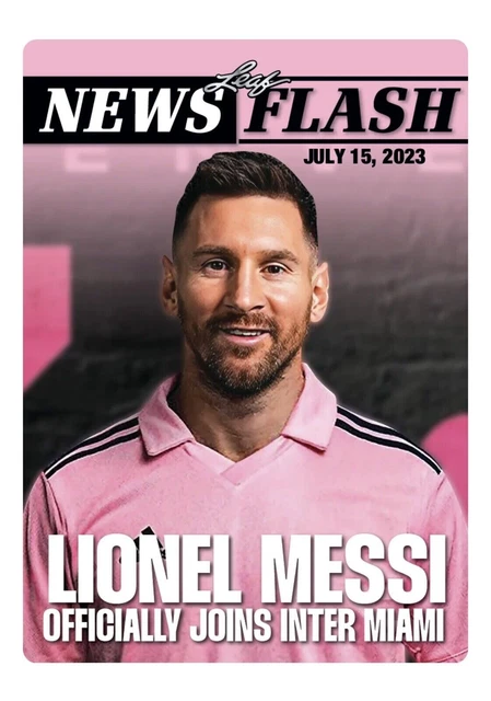 2023 LEAF LIONEL Messi Inter Miami CF - Presale Print To Order SSP ...
