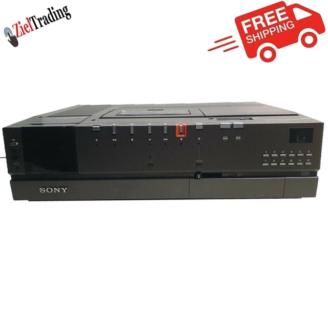 SONY BETAMAX SL-C7 C7E VHS-Videokassetten Recorder - Schwarz - Defekt ...