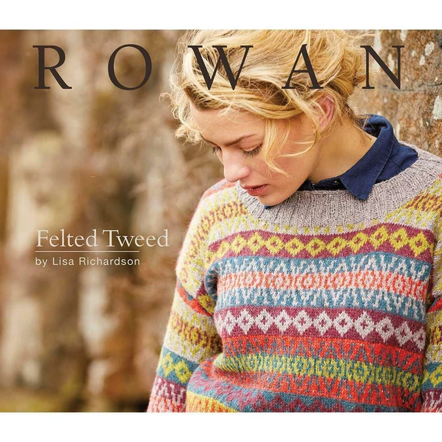 ROWAN FILZ TWEED - Strickmuster Buch von Lisa Richardson - 7 Designs ...