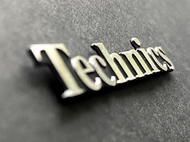 2 X TECHNICS BADGE SPEAKER EMBLEM LOGO DECAL Stereo Car Hi-Fi Guitar ...