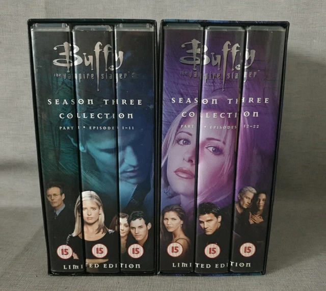 BUFFY THE VAMPIRE Slayer VHS Video Tapes Season 3 Collection 1-11 & 12 ...