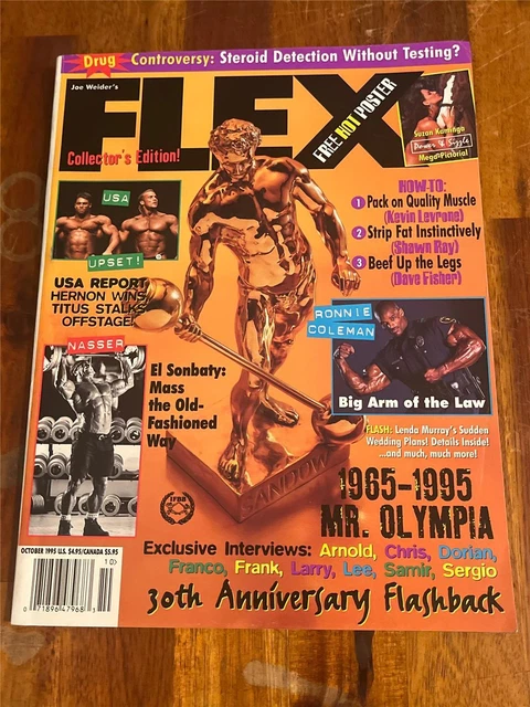 FLEX BODYBUILDING MUSCLE magazine SANDOW TROPHY/Suzan Kaminga poster 10 ...