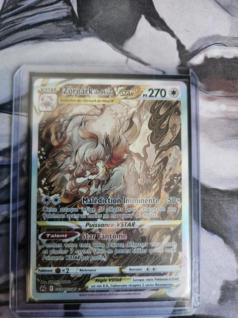 CARTE POKÉMON ZOROARK de Hisui Vstar GG56/70 Zénith Suprême Sortis De Booster EUR 50,00 ...