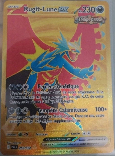 CARTE POKÉMON RUGIT Lune EX Gold 262/182 NM FR EUR 35,00 - PicClick FR