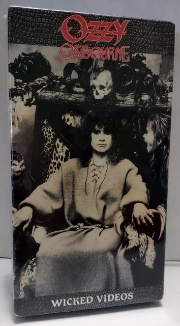 OZZY OSBOURNE WICKED Videos VHS 1988 *NEW & SEALED! $100.00 - PicClick CA