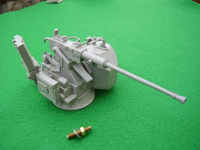 SINGLE MK9 40MM Bofors Gun in 1/24th Scale. Perkasa. Model Boat ...
