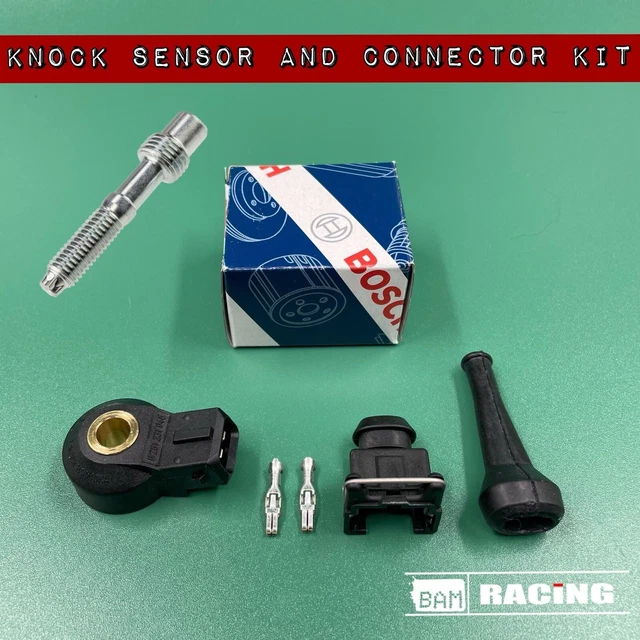 BOSCH KNOCK SENSOR Kit B18C 2JZ 1UZ 3SGTE RB26 K20 M12 M8 Adapter Stud ...