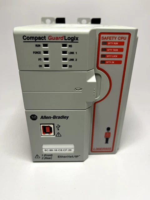 VERIFIED ALLEN-BRADLEY 1769-L36ERMS CompactLogix GuardLogix 5370 $2,700 ...
