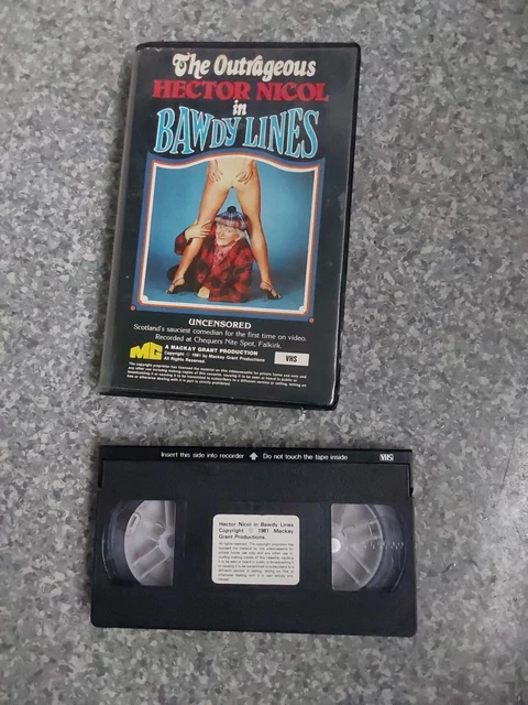 HECTOR NICOL- BAWDY Lines Uncensored Big Box (Vhs, 1981) Pre Cert £10. ...