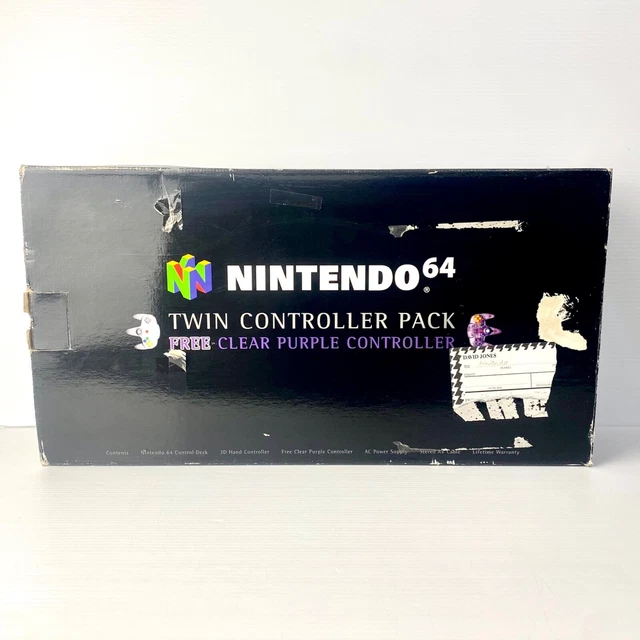 NINTENDO 64 N64 Console Twin Pack + Box - No Foam / Inner Box - PAL ...