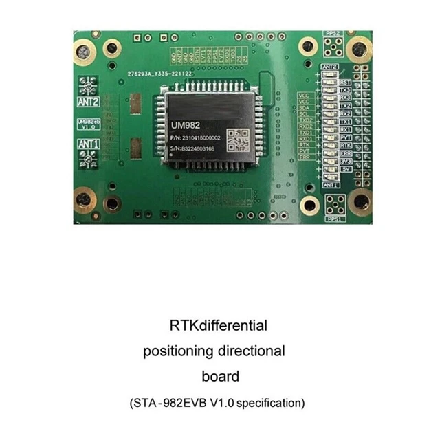 CARTE DIFFÉRENTIELLE GNSS RTK couleur verte pour design élégant ...
