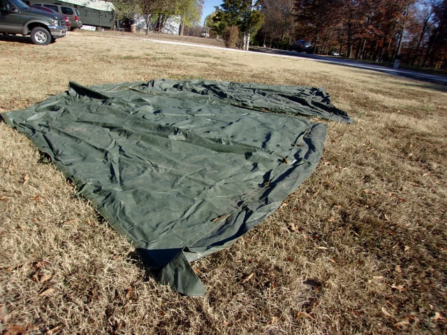 MILITARY SURPLUS LME Lightweight Maintenance Enclosure Tent End Section ...