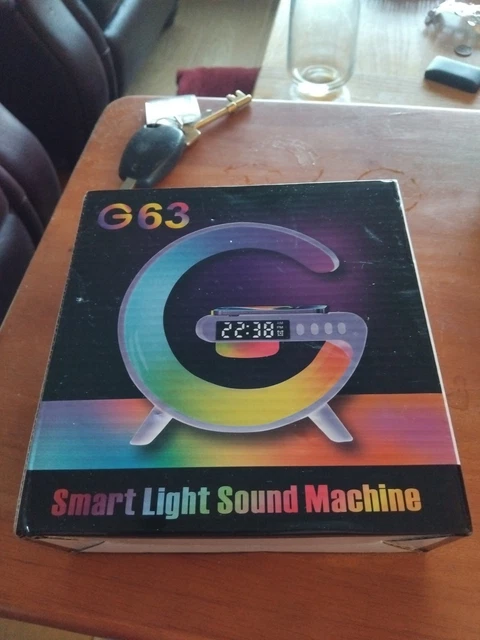 SMART G LAMP Wireless Charger Bluetooth Speaker RGB Alarm Clock Night ...