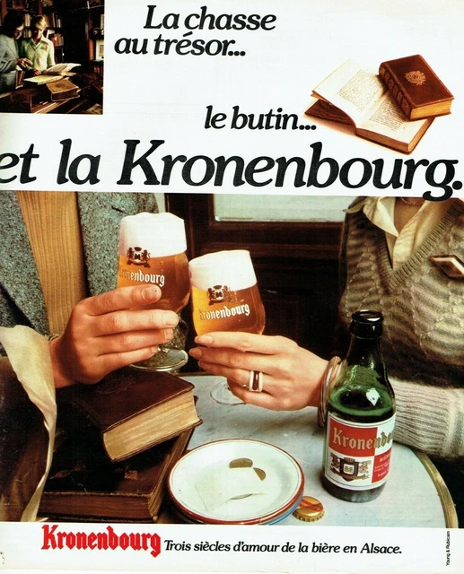 1975 ADVERTISING 0522 Beer Kronenburg Treasure Hunting Loot.. £3.00 ...