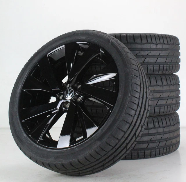 VW T-CROSS & Taigo Summer Wheels 18 Inch Alloy Rims Funchal Black ...