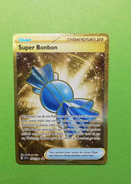CARTE POKEMON SUPER BONBON 256/198 GOLD Secrète Ecarlate et Violet SV1 FR NEUF EUR 7,00 ...