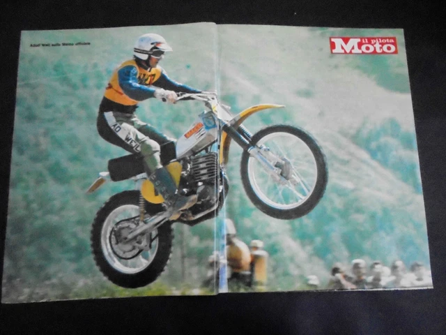 ADVERTISING PUBBLICITÀ -POSTER ADOLF WEIL-MAICO MOTOCROSS EPOCA VINTAGE ...