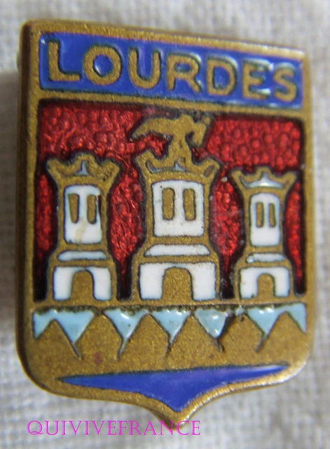 BG9028 - INSIGNE Badge Blason Lourdes EUR 7,99 - PicClick FR